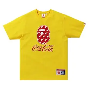 A BATHING APE X Coca Cola Tee - Yellow