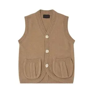 Simone Rocha Knit Vest With Buttons