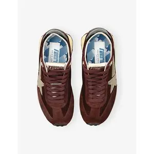 GOLDEN GOOSE Running Marathon Suede And Fabric Trainers