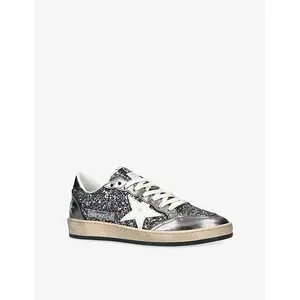 GOLDEN GOOSE Ball Star Leather Trainers - Grey/m.cmb