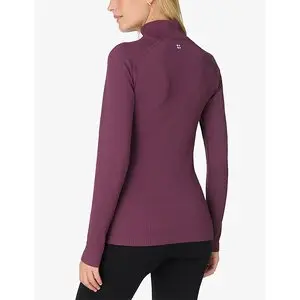Sweaty Betty Ribbed Chevron Half-zip Ski Top