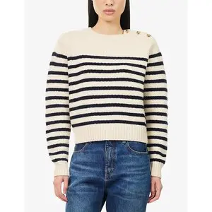 FRAME The Mariner Striped Wool Jumper