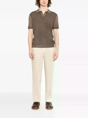 Canali Knitted Top - Brown