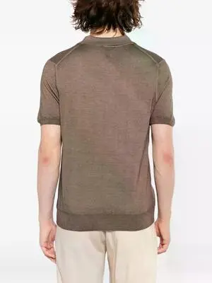 Canali Knitted Top - Brown