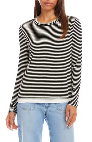 Karen Kane Striped T-shirts For Women