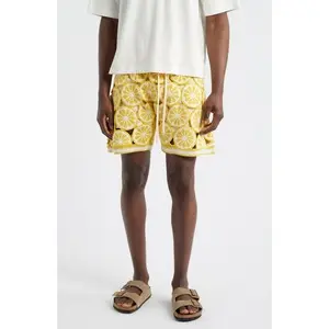 MAVRANS Lemon Crochet Organic Cotton Shorts