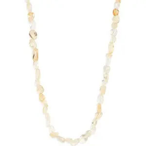 KIARA BY KI-ELE Citrine Stone Necklace - Gold