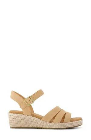 Toms Julia Wedge Sandal - Light/pastel Brown