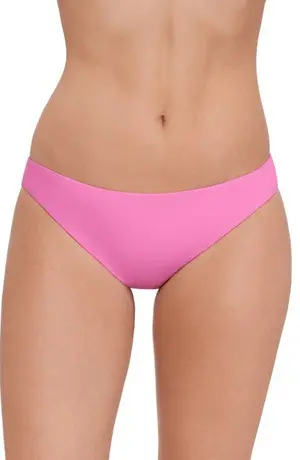 Steve Madden Hipster Bikini Bottom - Neon Pink