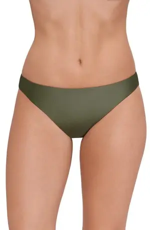 Steve Madden Hipster Bikini Bottoms Olive