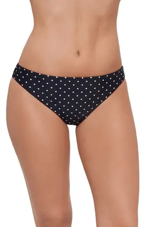Steve Madden Hipster Bikini Bottom - Raven Black