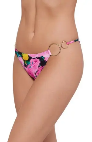 Steve Madden Ring Bikini Bottoms - Multi