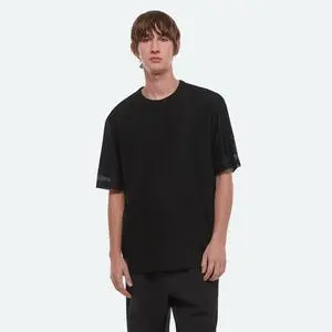 Helmut Lang Mesh Layered Tee - Black