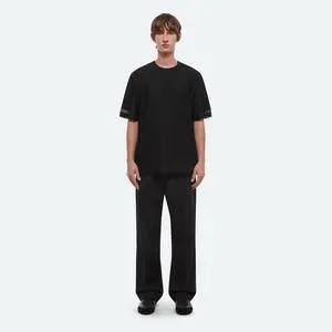 Helmut Lang Mesh Layered Tee - Black