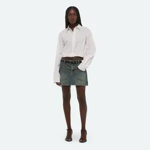 Helmut Lang Denim Mini Skirt