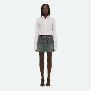 Helmut Lang Denim Mini Skirt