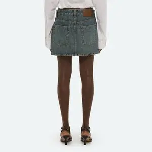 Helmut Lang Denim Mini Skirt