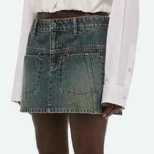 Helmut Lang Denim Mini Skirt