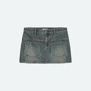 Helmut Lang Denim Mini Skirt