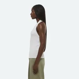 Helmut Lang Halter Strap Tank - Optic White