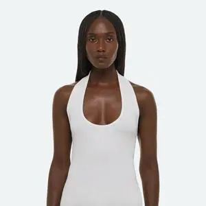 Helmut Lang Halter Strap Tank - Optic White