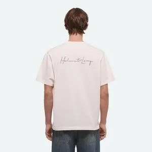 Helmut Lang Handwritten Logo Tee - Vintage White