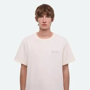 Helmut Lang Handwritten Logo Tee - Vintage White