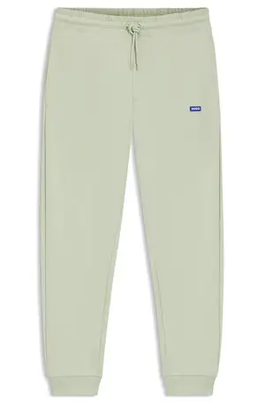 Hugo Cotton-terry Sweatpants With Logo Patch