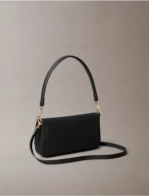 Calvin Klein Minimal Monogram Shoulder Bag - Black