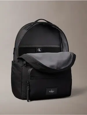 Calvin Klein Nylon Round Backpack - Black