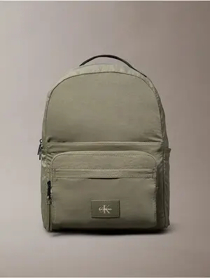Calvin Klein Nylon Round Backpack - Deep Lichen Green