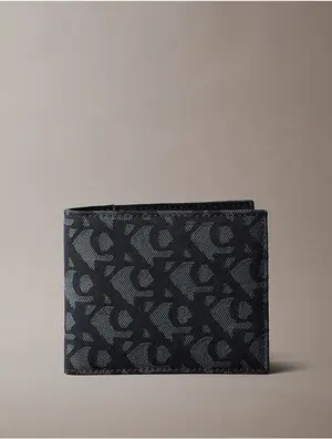 Calvin Klein Allover Monogram Bifold Wallet