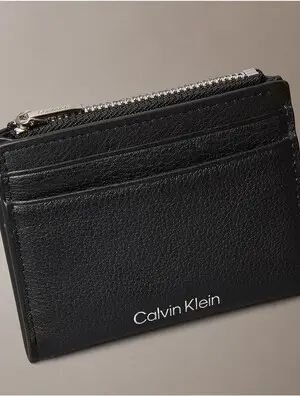 Calvin Klein Pebble Grain Leather Card Case