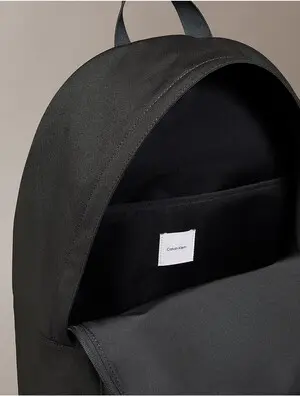 Calvin Klein Curved Logo Graphic Round Backpack
