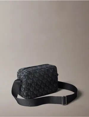 Calvin Klein Allover Monogram Camera Bag