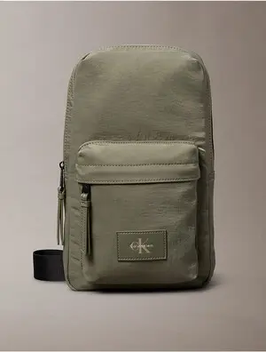 Calvin Klein Nylon Sling Bag - Deep Lichen Green