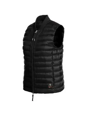 PARAJUMPERS Rosanna Quilted Zip-up Gilet - Black