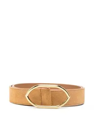 Jacquemus Oval-buckle Belt - Neutrals