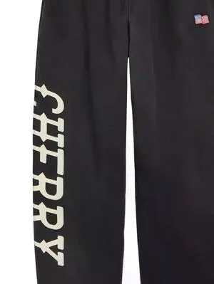 CHERRY LA Hollywood Logo Flag Trousers