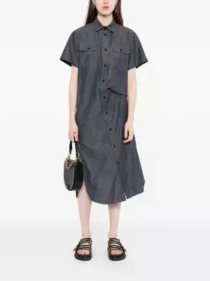Sacai Denim Midi Dress