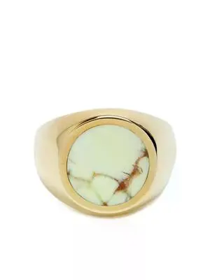 LEGIER Round Signet Ring - Gold