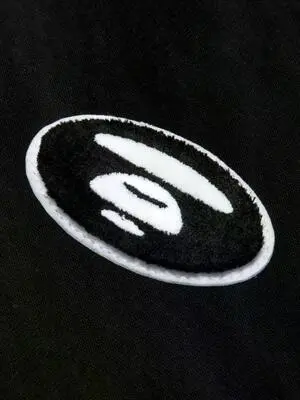 AAPE BY *A BATHING APE Logo-lettering Hooded Jacket - Black