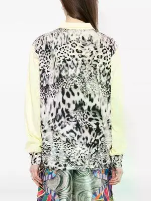 PENULTIMATE Leopard-print Polo Top
