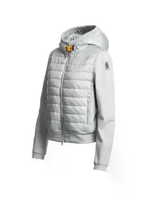 PARAJUMPERS Caelie Hooded Quilted Jacket - Grey
