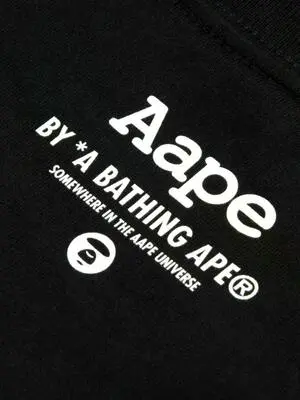 AAPE BY *A BATHING APE Graphic T-shirt - Black