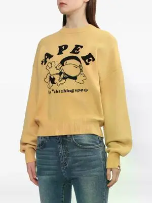 APEE™ BY *A BATHING APE® Graphic Print Crew Neck Sweater