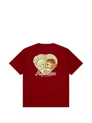 AAPE BY *A BATHING APE Graphic-print T-shirt - Red