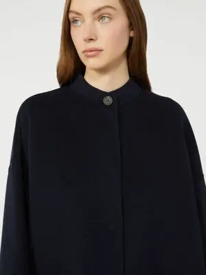 Max Mara Wool-blend Midi Coat With Scarf