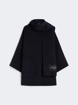 Max Mara Wool-blend Midi Coat With Scarf