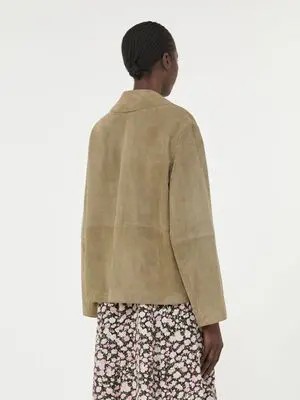 Max Mara Cropped Suede Jacket